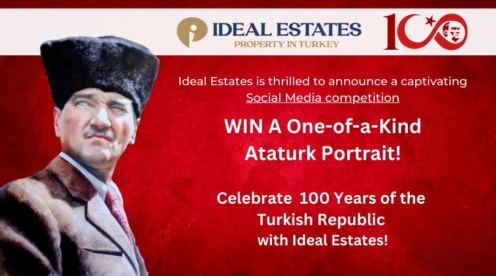 WIN a One-of-a-Kind Ataturk Portrait! - IDEAL ESTATES ALANYA